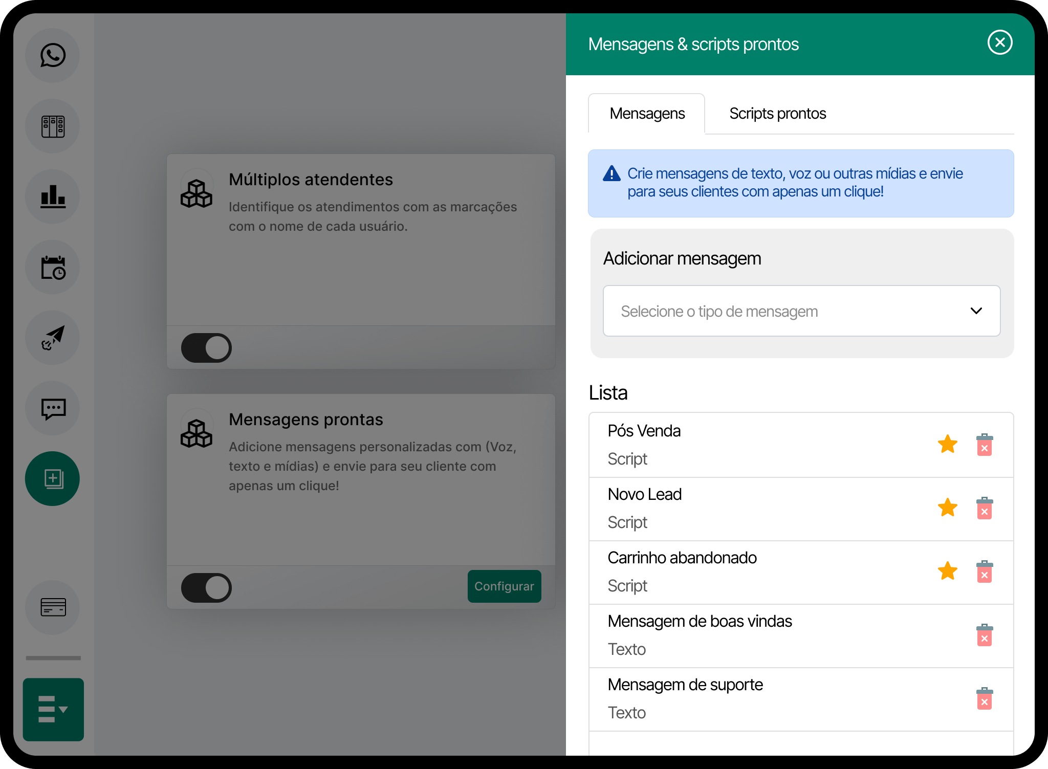 Teg Chat - Chatbot Omnichannel
